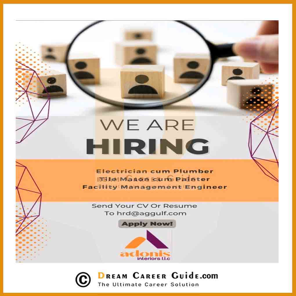 Adonis Interiors Careers Latest Job Openings 2023