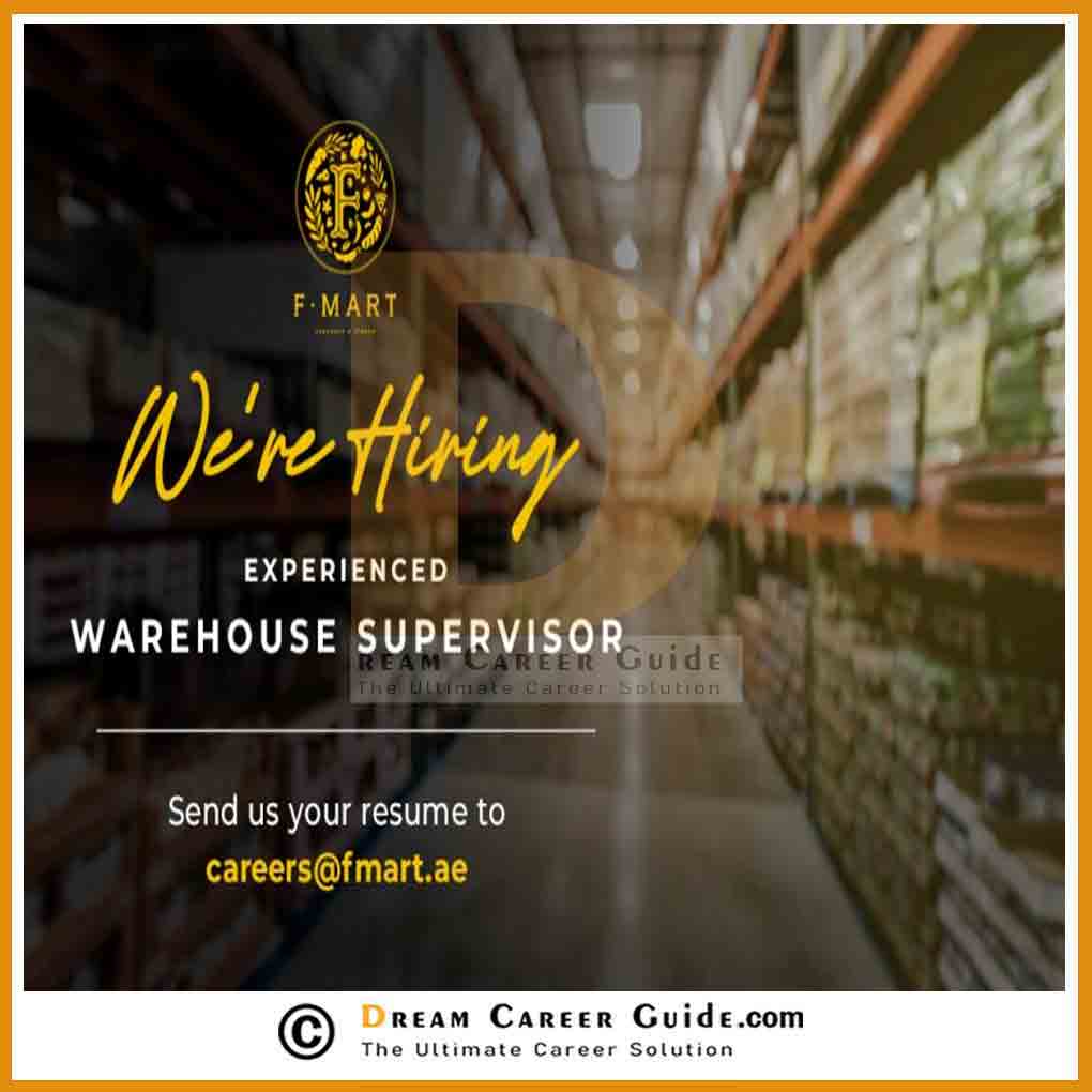 F Mart Dubai Job Vacancy 2023 | Apply Now