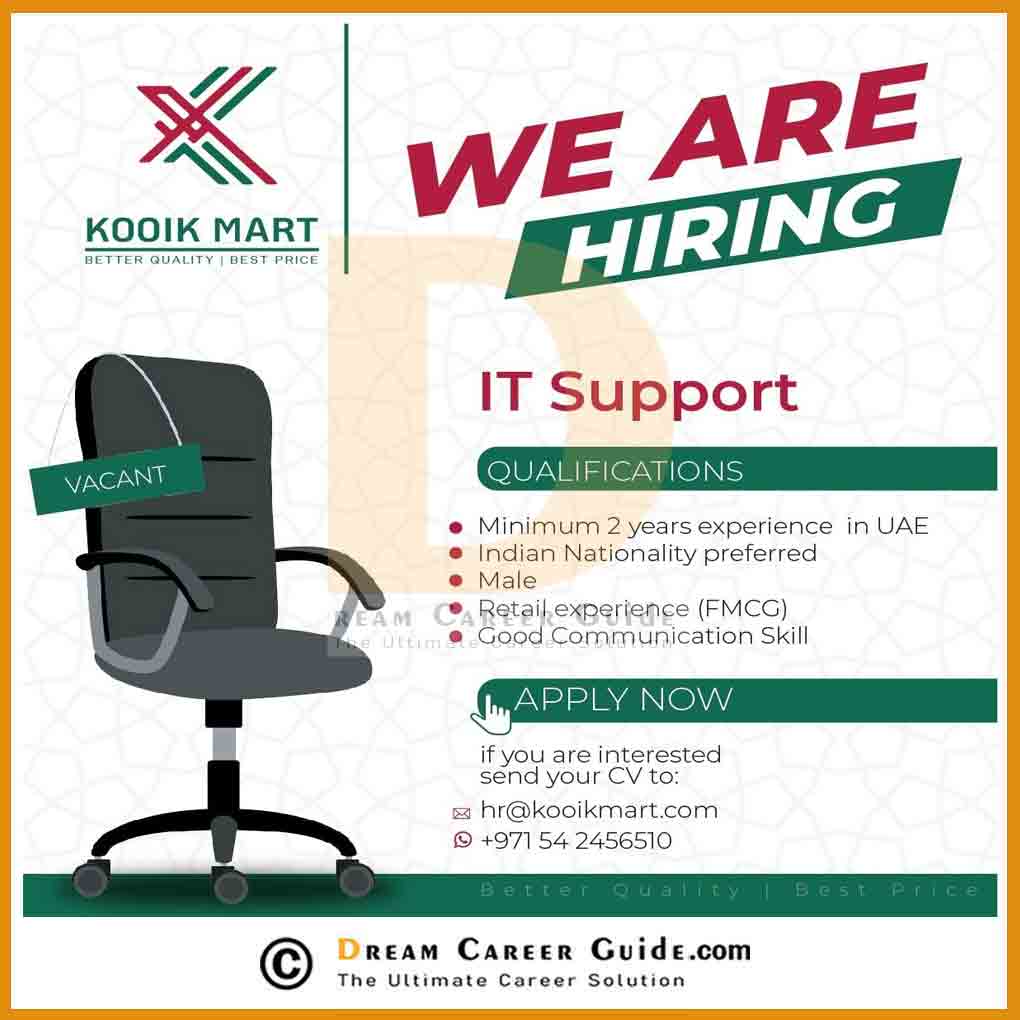 Kooik Mart Supermarket Careers Latest Job Openings 2023