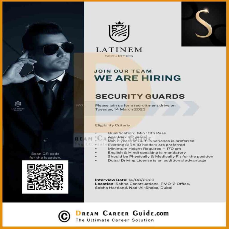 Sobha Construction Dubai Walk in Interview New Vacancy 2023