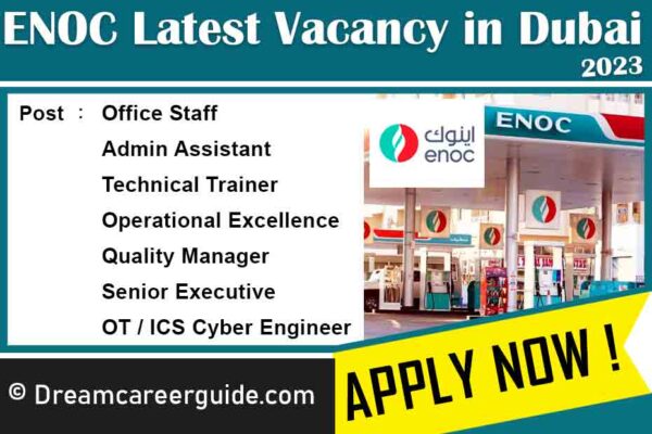 ENOC Job Vacancy 2023 Latest Openings