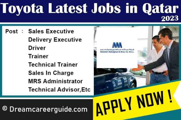 Toyota Qatar Vacancies 2023 Latest Openings