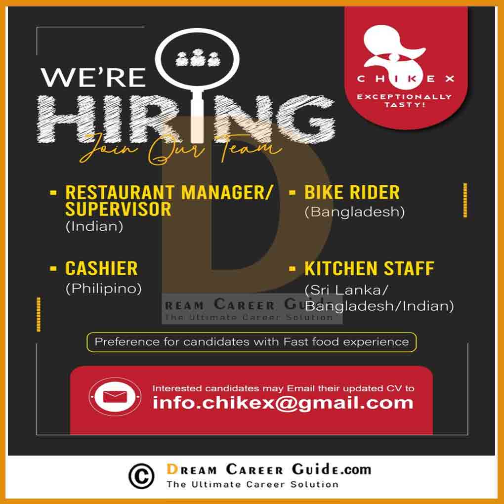 Chikex Fried Chicken Dubai Jobs Latest Openings 2023