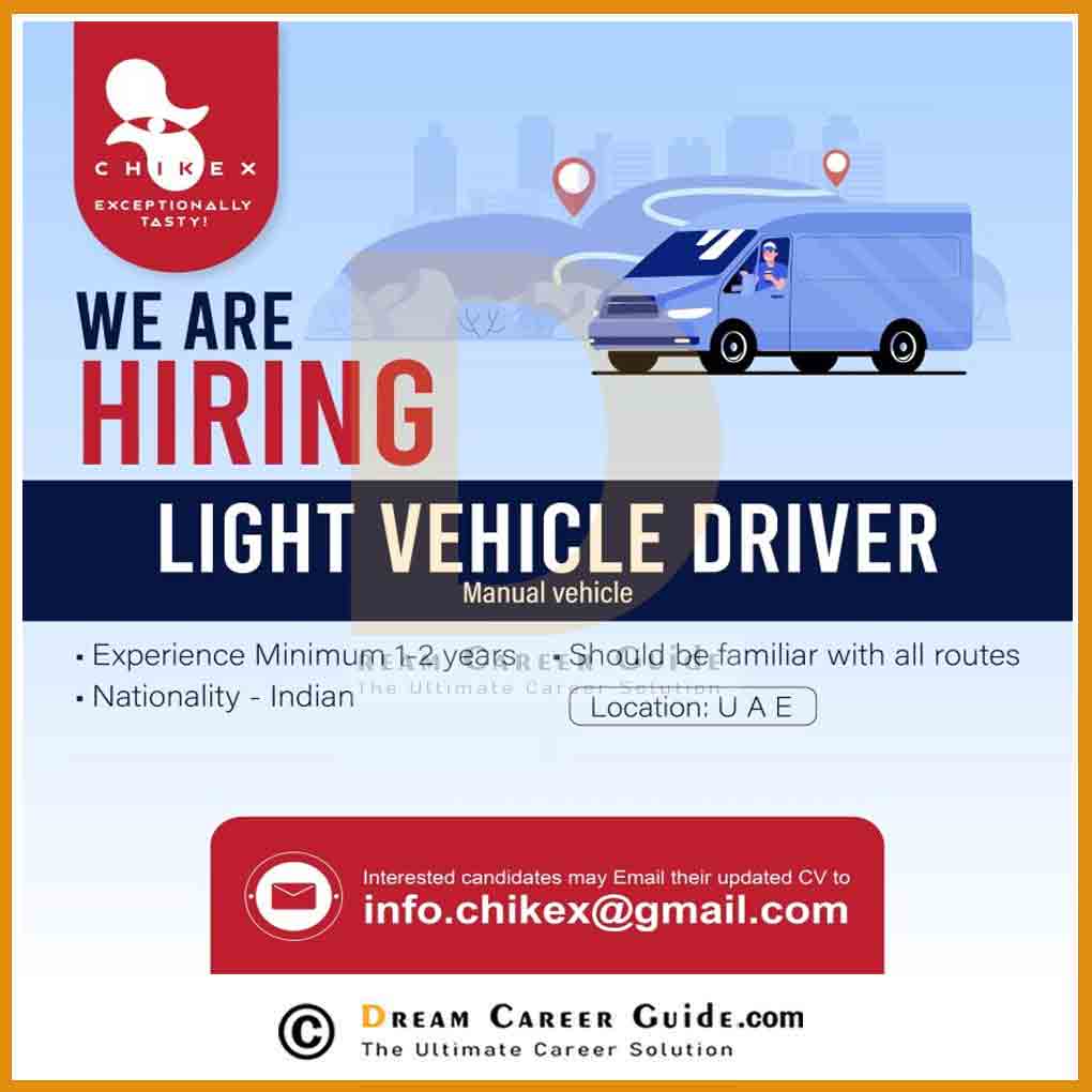 Chikex Fried Chicken Dubai Jobs Latest Openings 2023