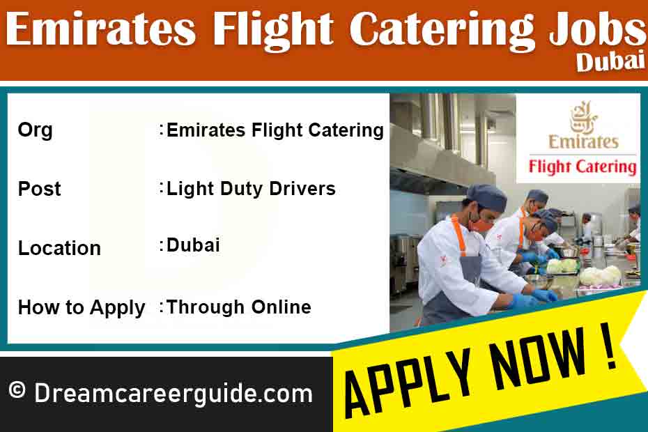 Emirates Flight Catering Driver Jobs 2023 Emirates Flight Catering Driver Jobs 2023