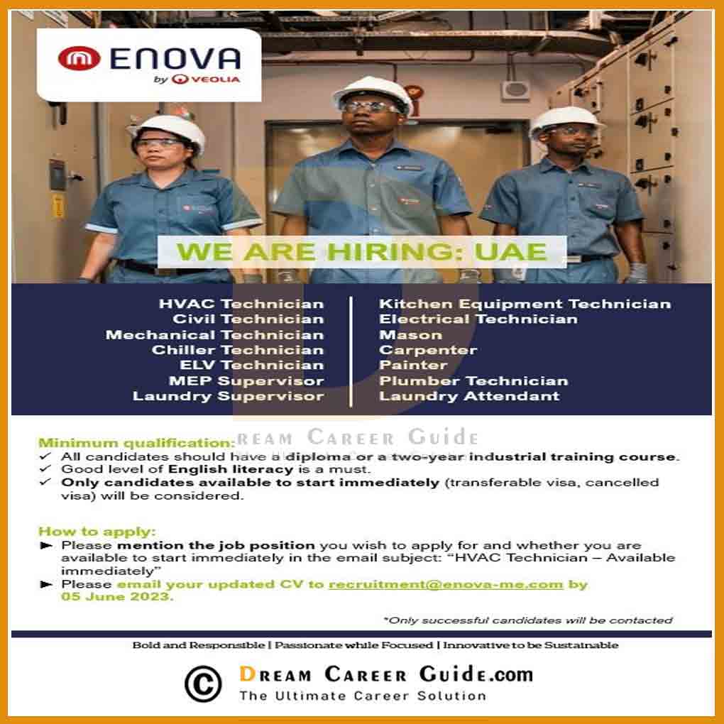 Enova Facilities Management Job Vacancy Latest Openings