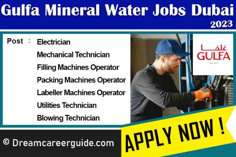 Gulfa Mineral Water Careers Latest Job Openings 2023