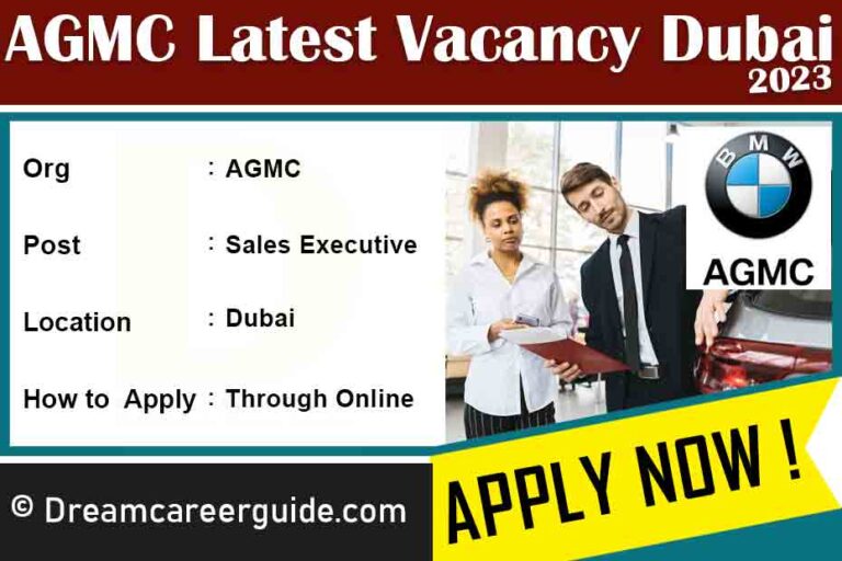 AGMC Careers Dubai Latest Job Openings 2023