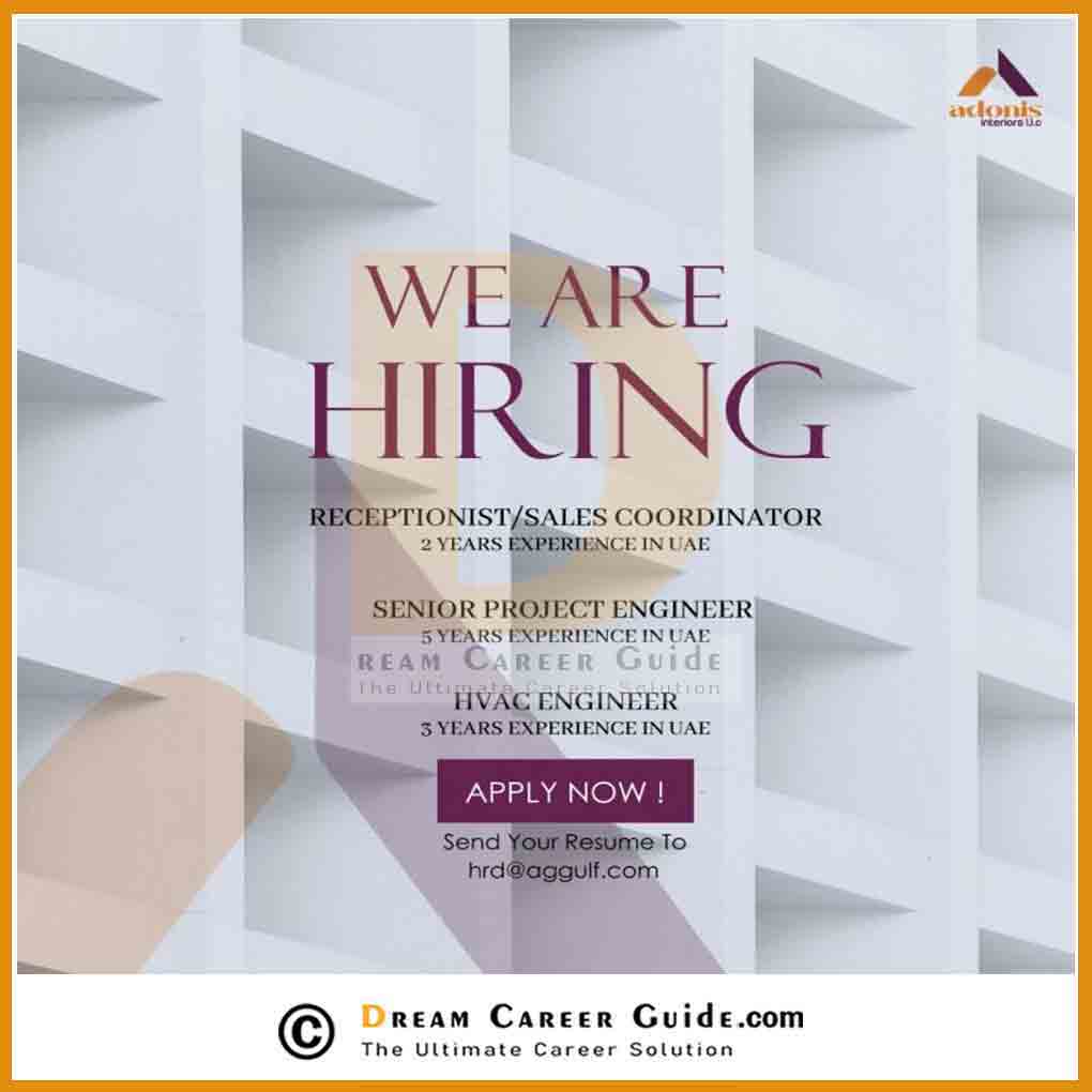 Adonis Interiors LLC Jobs Latest Openings 2023