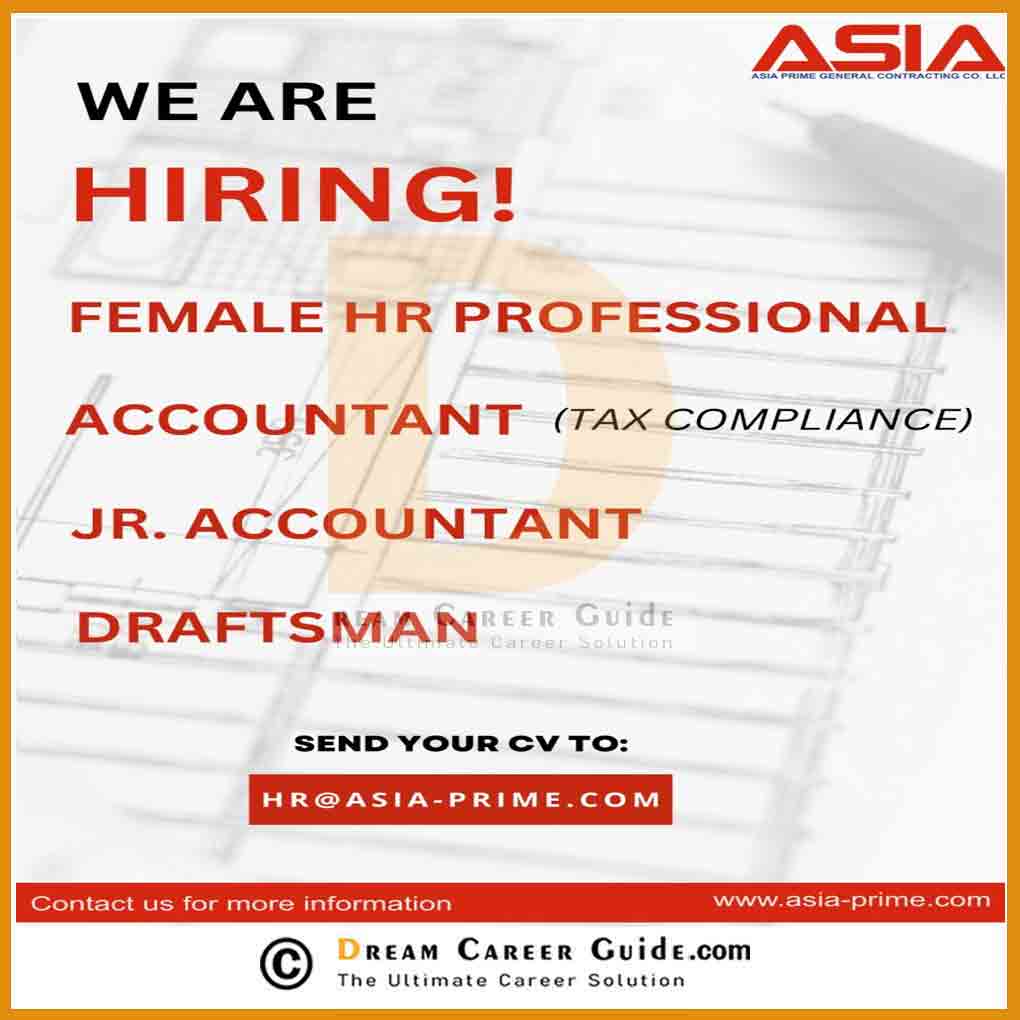 Find Lucrative ASIA Prime General Contracting Jobs | Apply Now
