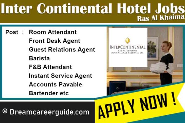 Inter Continental Ras Al Khaima Job Openings Latest 2023