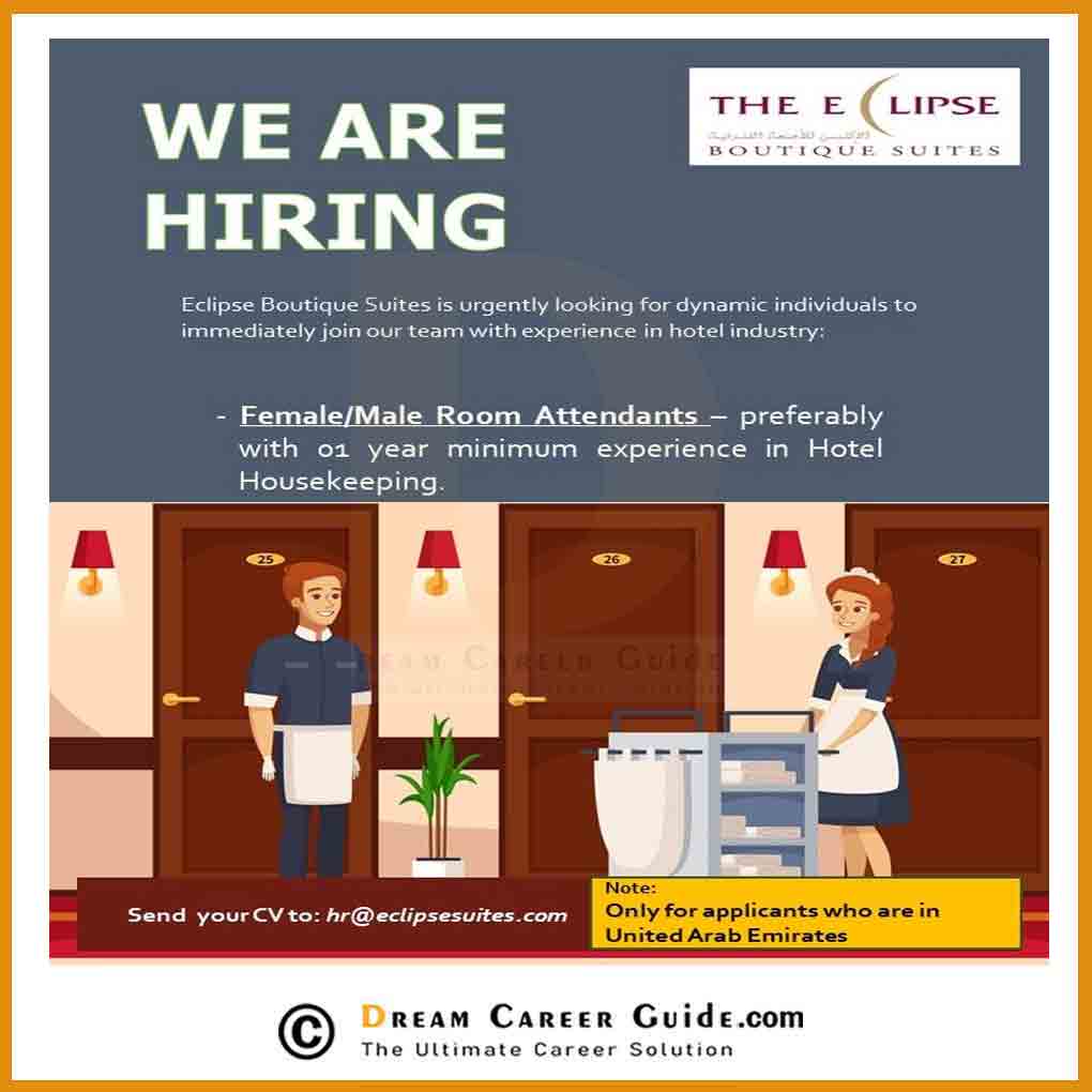 Eclipse Boutique Suites Abu Dhabi Careers | UAE Jobs 2024