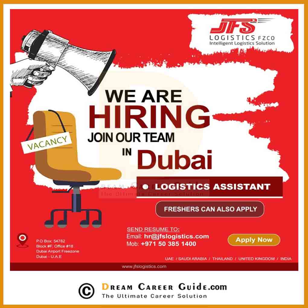 JFS Logistics Jobs Latest Openings | Dubai Jobs Online