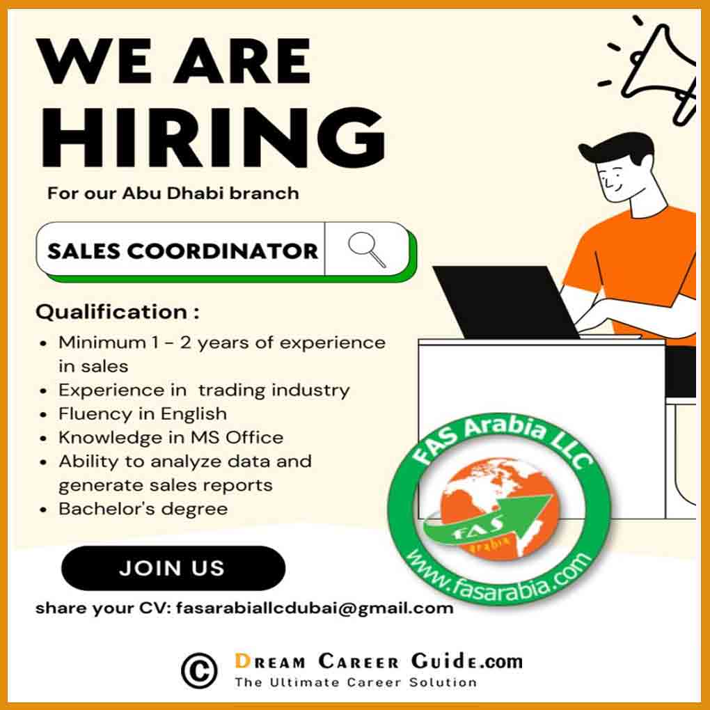 Fas Arabia LLC Jobs | Apply Now to Get Dubai Employment Visa
