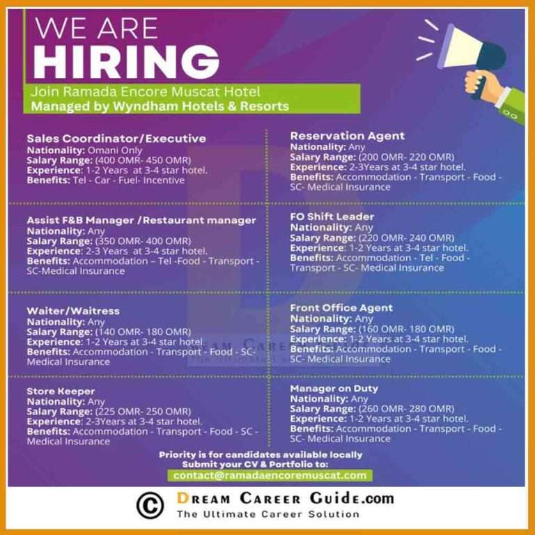 Ramada Encore Muscat Careers | Apply Now for Work in Oman
