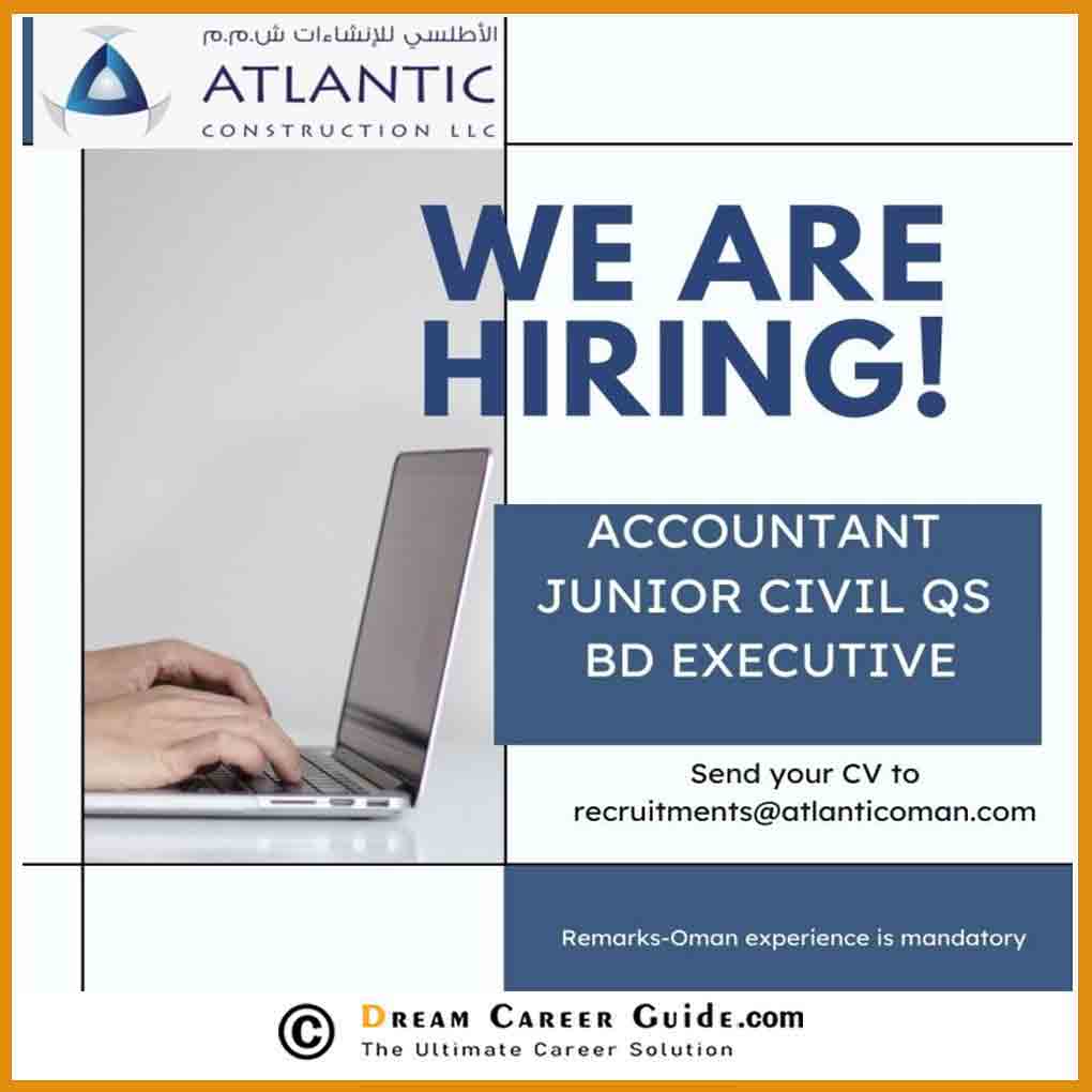 Atlantic Construction LLC Vacancies | Latest Jobs In Oman