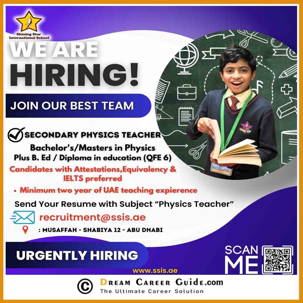 Shining Star International School Vacancy | Abu Dhabi