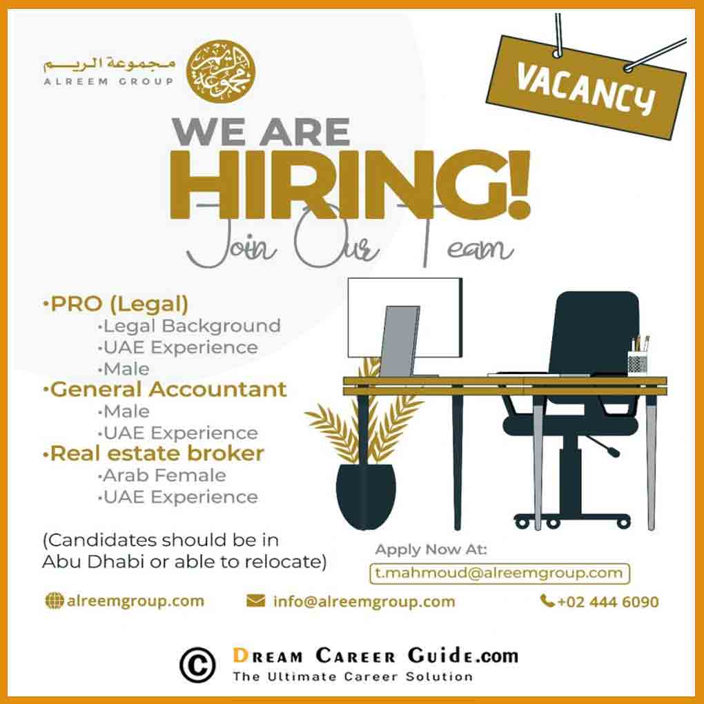 Al Reem Group Careers | Apply Latest Abu Dhabi Careers