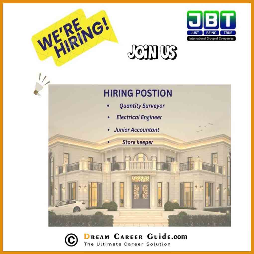 JBT International Group Careers | Latest Dubai Jobs Online
