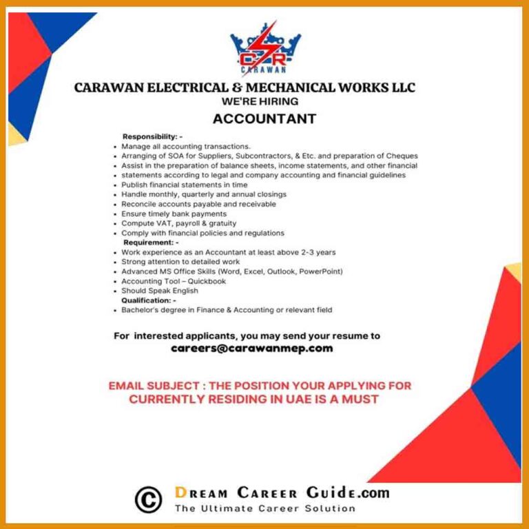 Carawan Electrical And Mechanical Careers | Gulf Talents