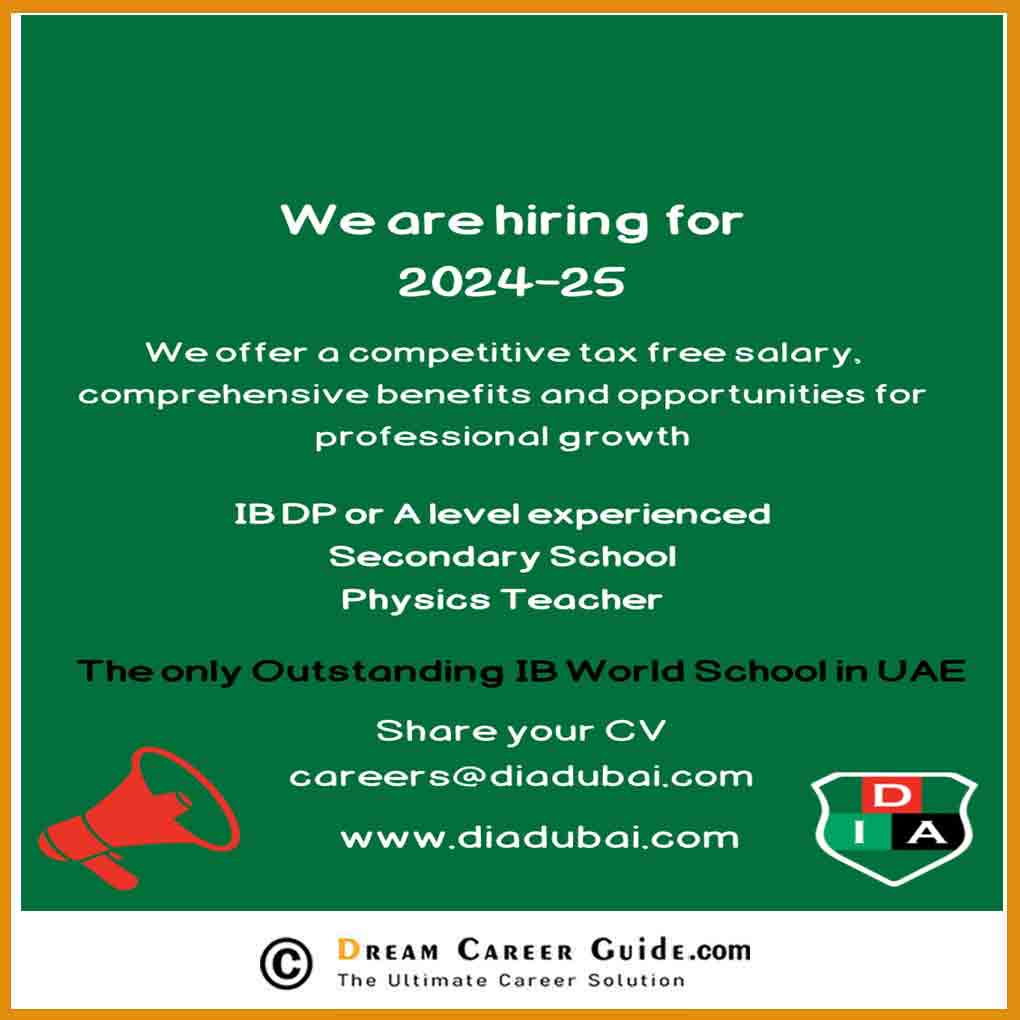 Dubai International Academy Careers | Latest Gulf Jobs