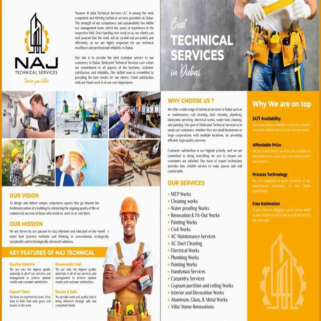 NAJ Technical services Careers | Latest Work In Dubai
