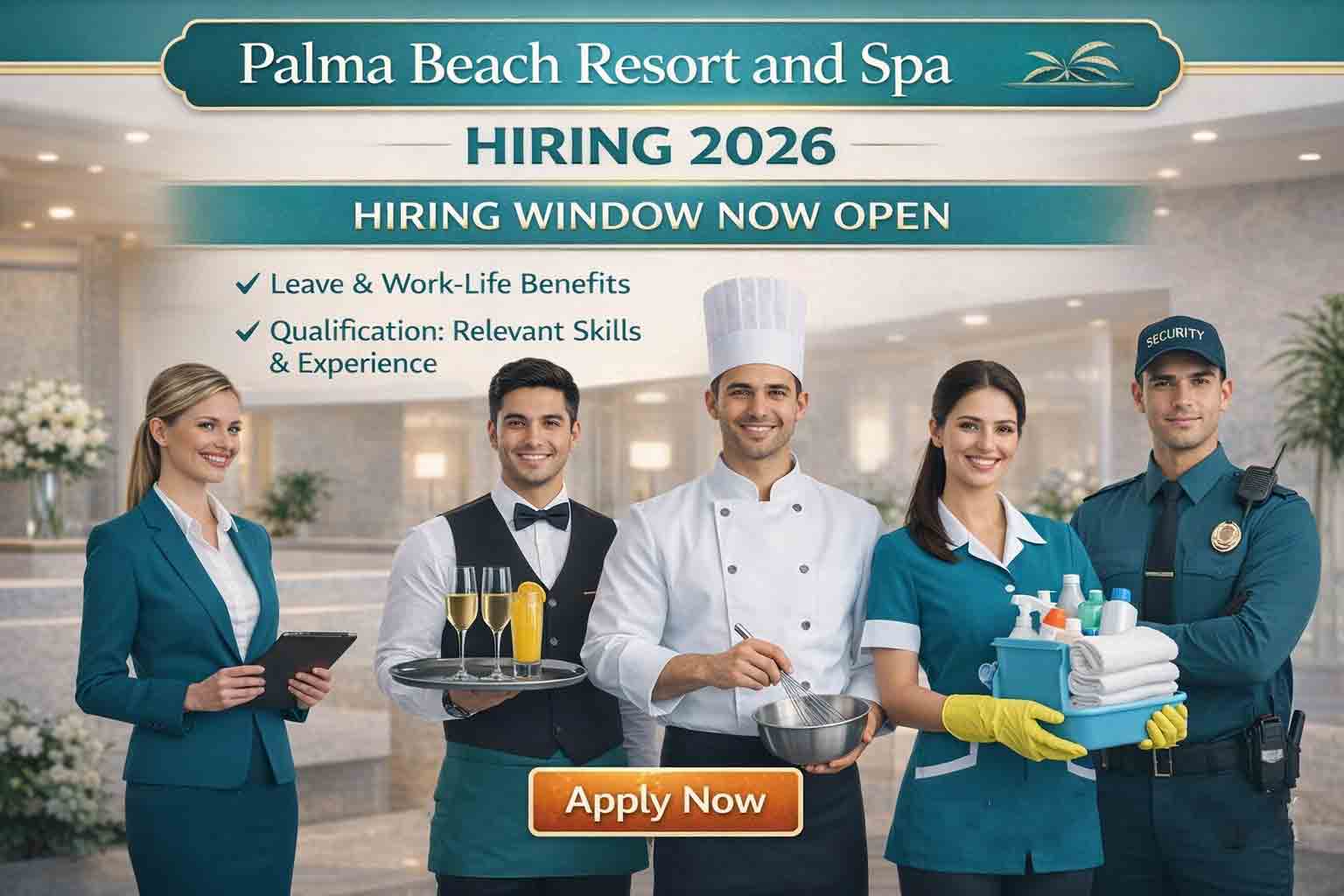 Palma Beach Resort and Spa Jobs | No.1 Dubai Job Portal