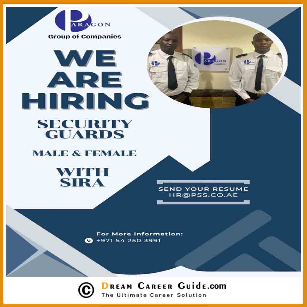 Paragon Security Services Careers | Urgent Job Vacancies