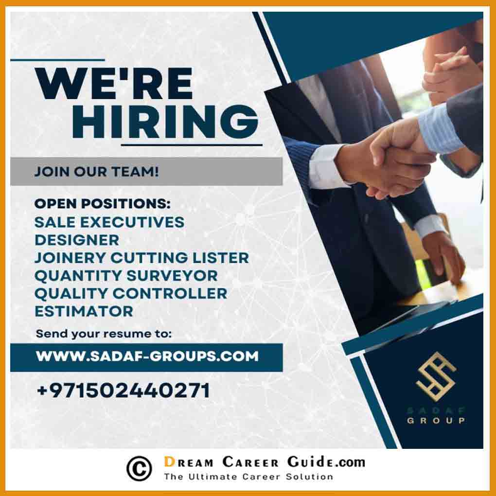 Sadaf Group Careers | Apply Latest Dubai Job Vacancy
