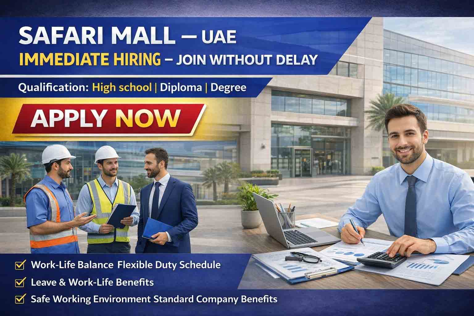 Safari Mall Jobs| Urgent Job Vacancies In Sharjah