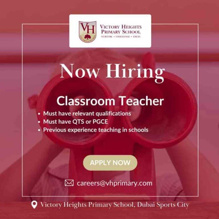 Victory Heights Primary School Careers | Work in Dubai