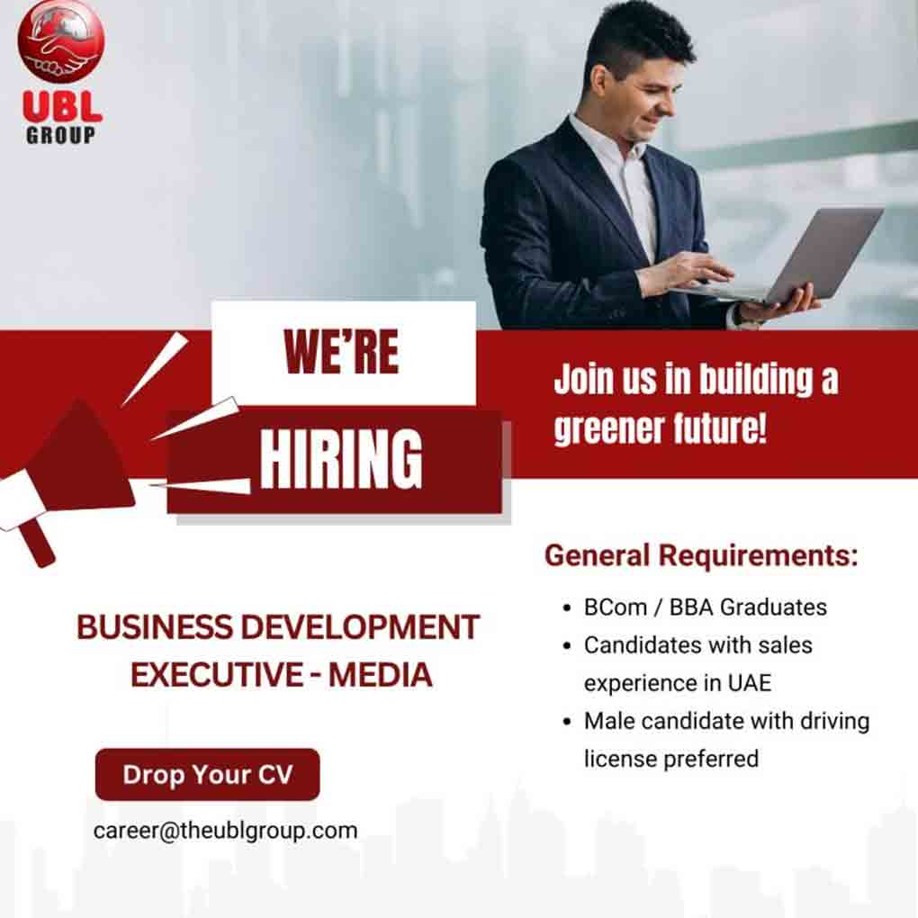 UBL Group Dubai Vacancies | Latest UAE Jobs