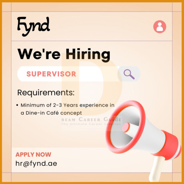 Fynd Cafe Vacancies | High Paying Job Opportunities in Dubai