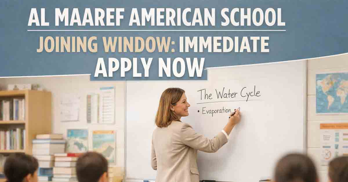 Al Maaref American School Jobs – Apply Online for Latest Teaching ...