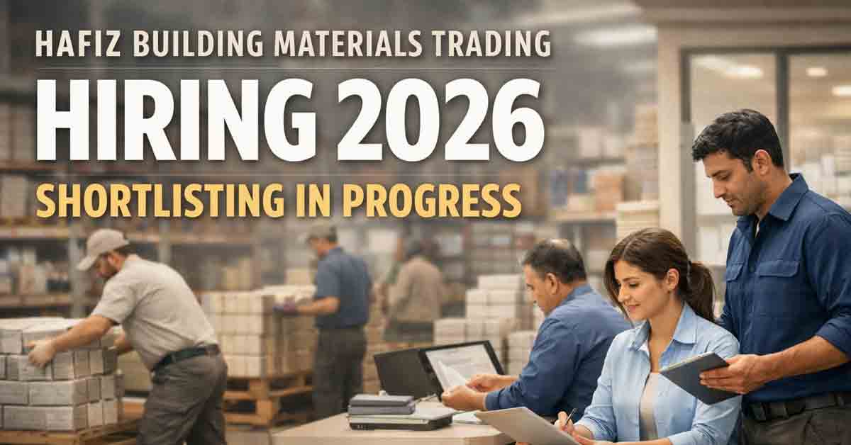 Hafiz Building Materials Trading Jobs : Apply for Sales and Accounting ...