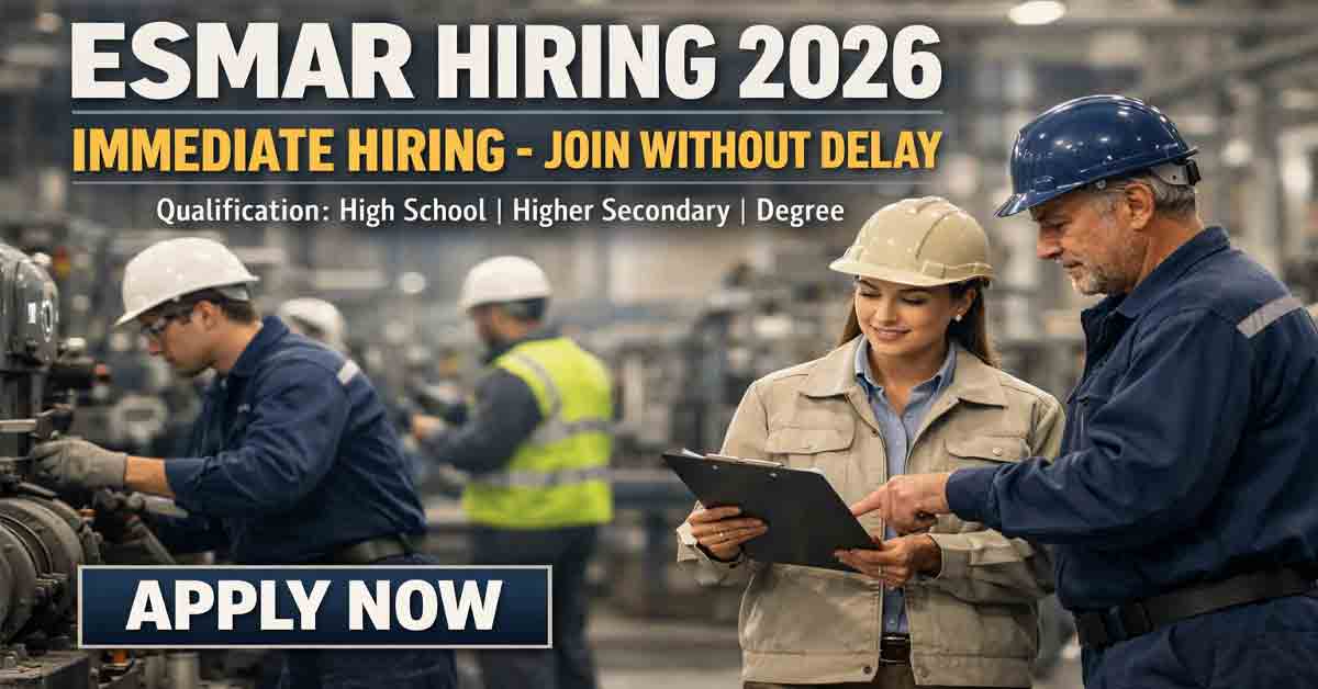 ESMAR Jobs : Apply for Maintenance, Facilities Management & Engineering ...