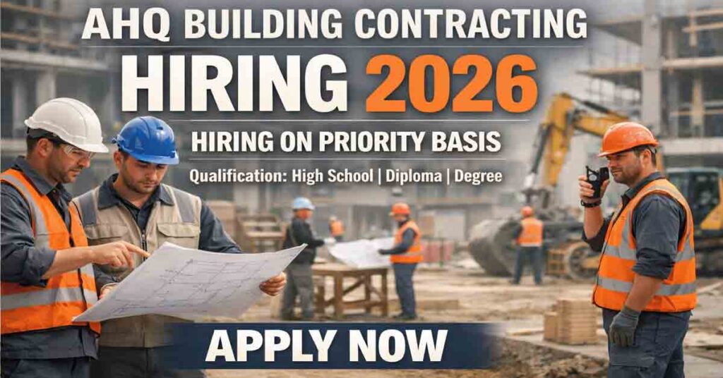 AHQ Building Contracting Jobs : Apply for Civil & Construction Positions