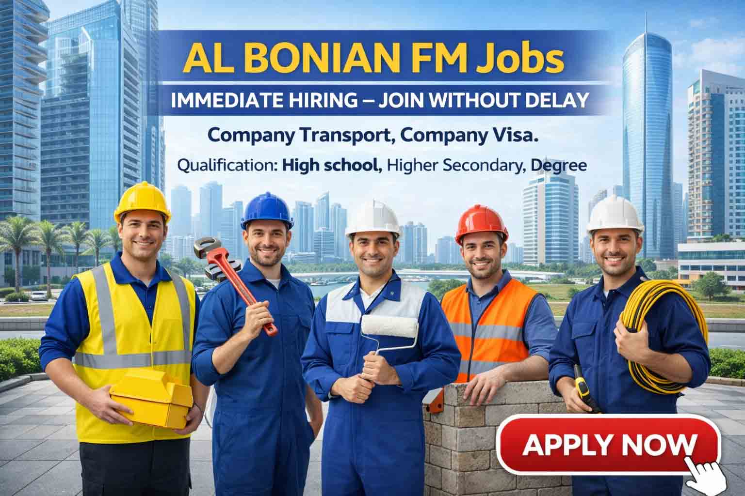 Al Bonian FM Jobs | Apply Latest Dubai Job Vacancy