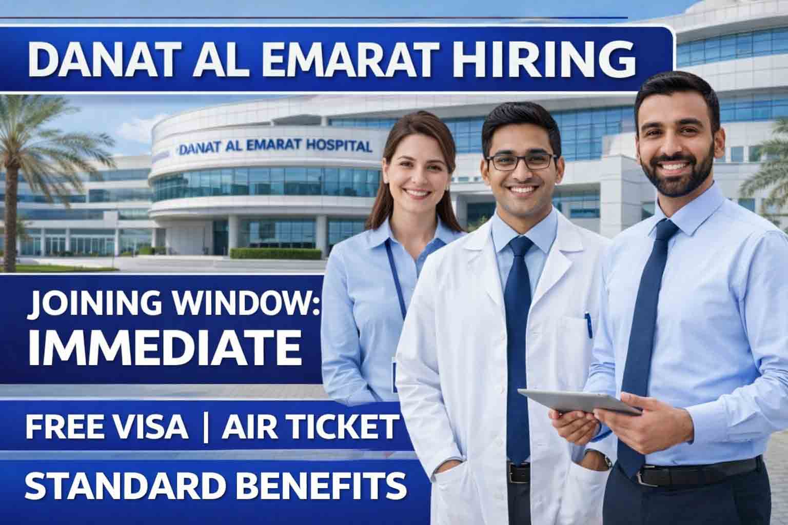 Danat Al Emarat Hospital Jobs | High Salary Healthcare & Nursing ...