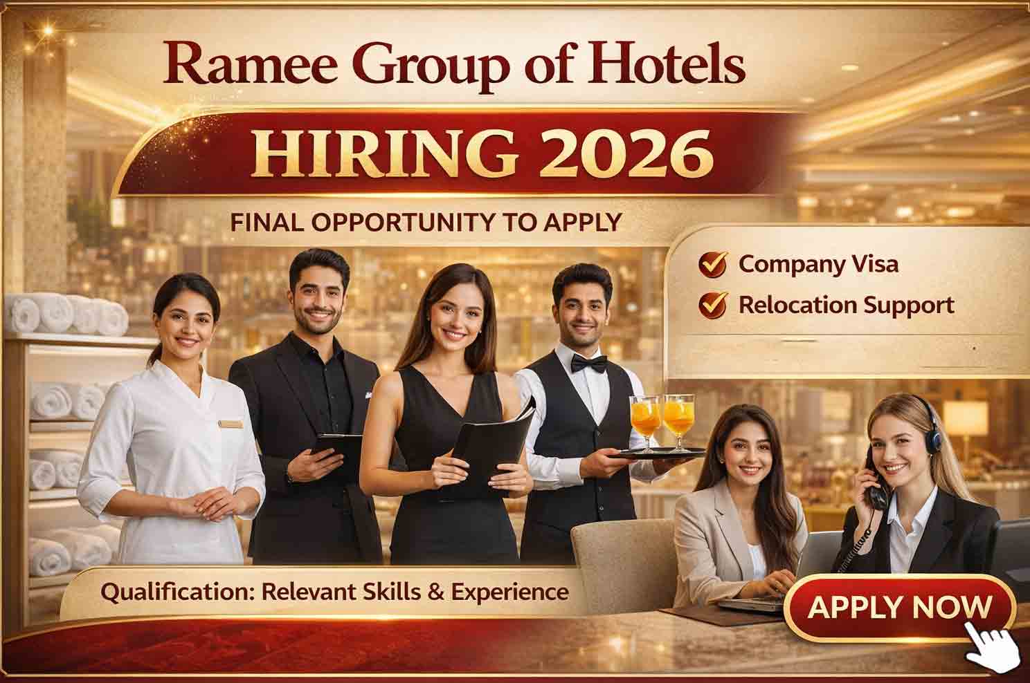 Ramee Group of Hotels Jobs : Hospitality & F&B Careers in Gulf & India