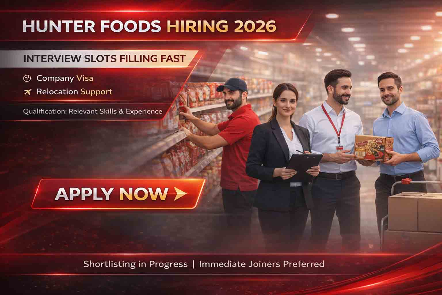 Hunter Foods Jobs : Careers in Gourmet Food Tech & Exports