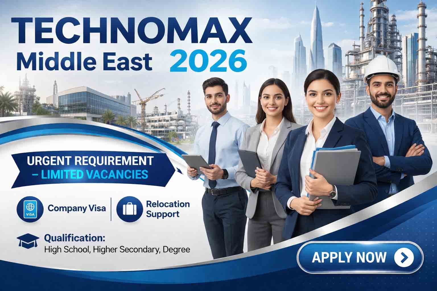 Technomax Middle East Jobs: Apply for Latest Engineering and Industrial ...