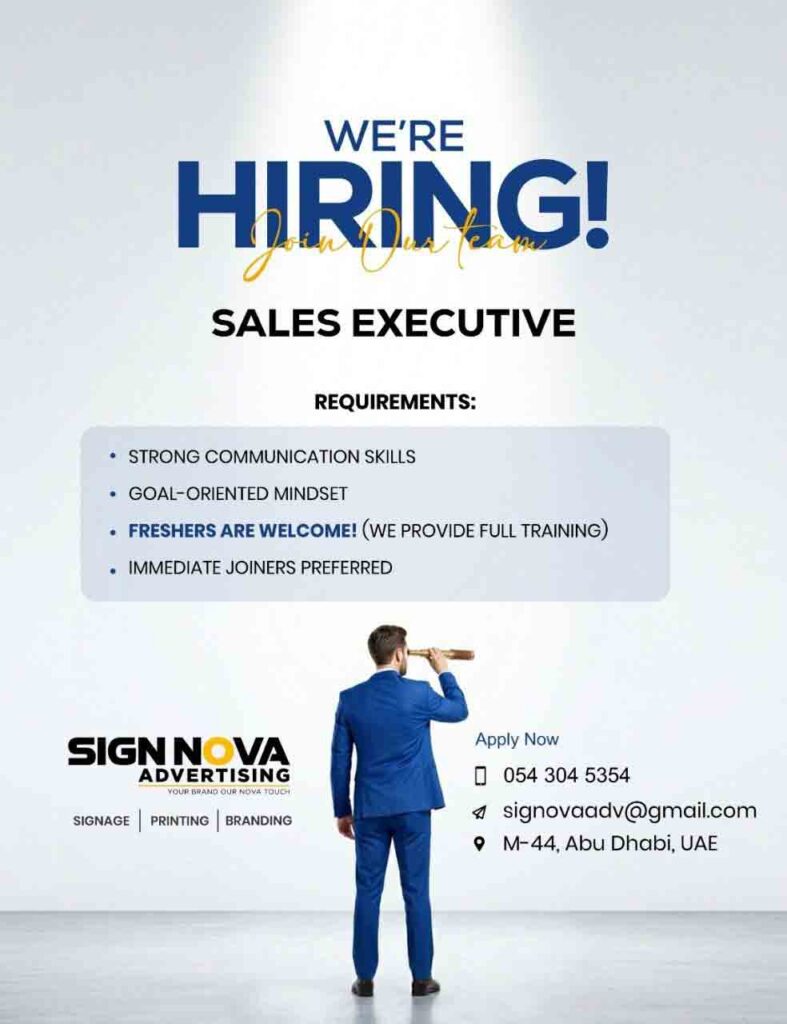 Sign Nova Advertising Jobs: Latest Job Vacancies 2026