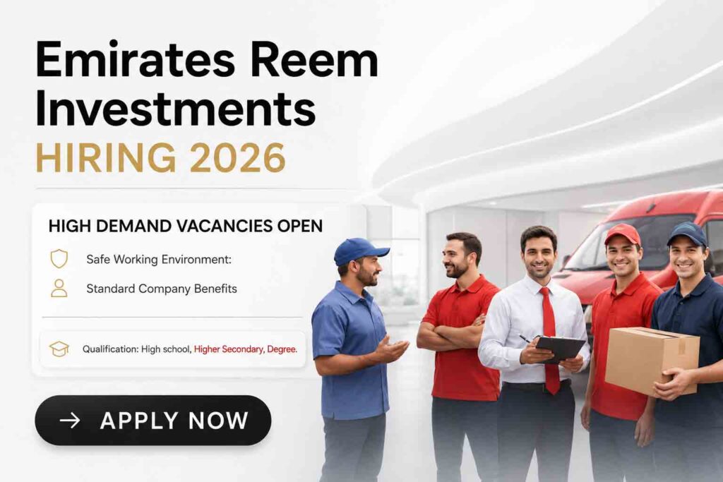 Emirates Reem Investments Jobs : Dubai FMCG & Logistics Careers